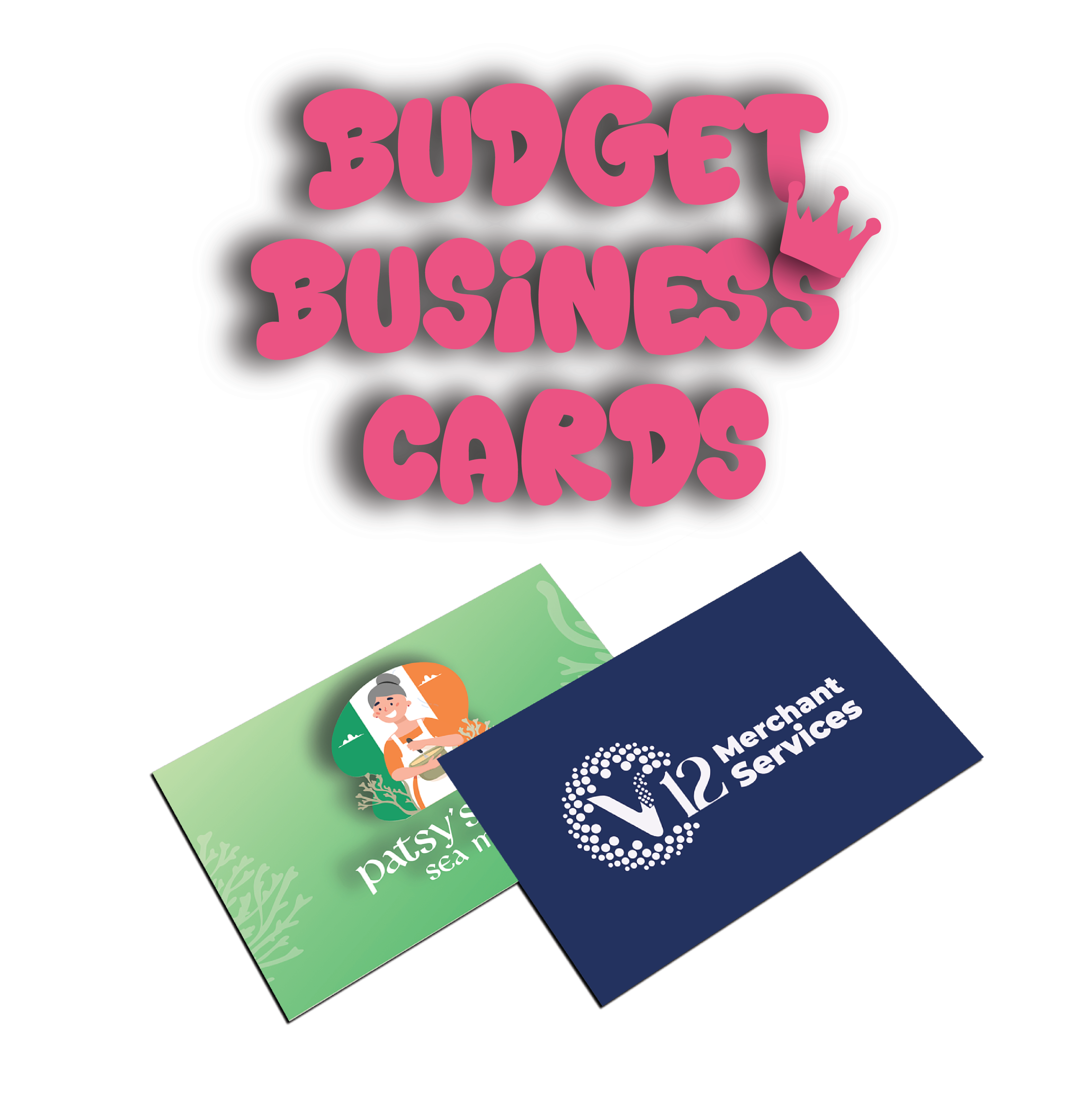 Budget Business Cards | Two Newts Sticker Co.