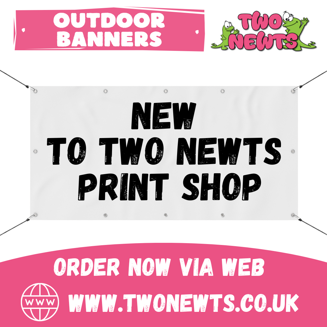 Outdoor Banners | Two Newts Sticker Co.
